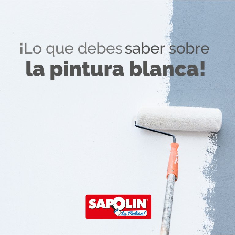 Pintura blanca ¡ Todo lo que debes saber sobre ella - Sapolin